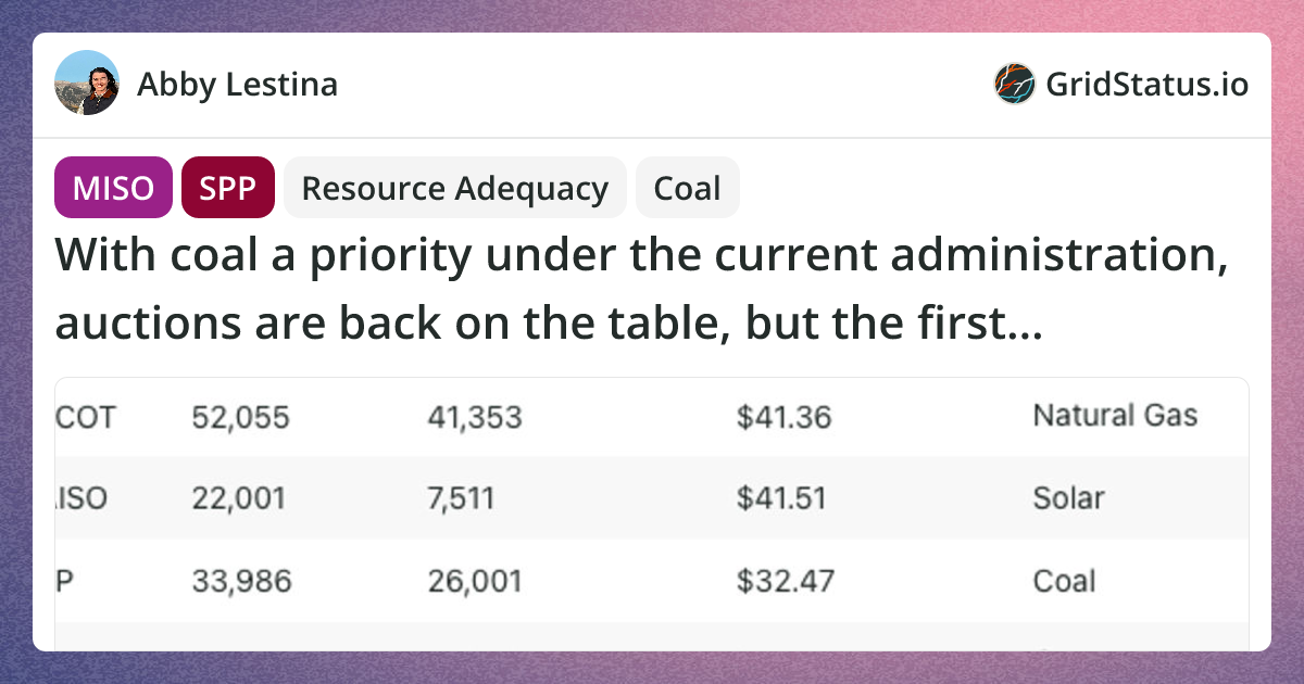 With coal a priority under the current administration, auctions are ...