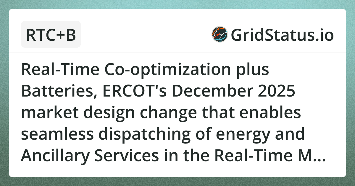 Insights - RTC+B | Grid Status