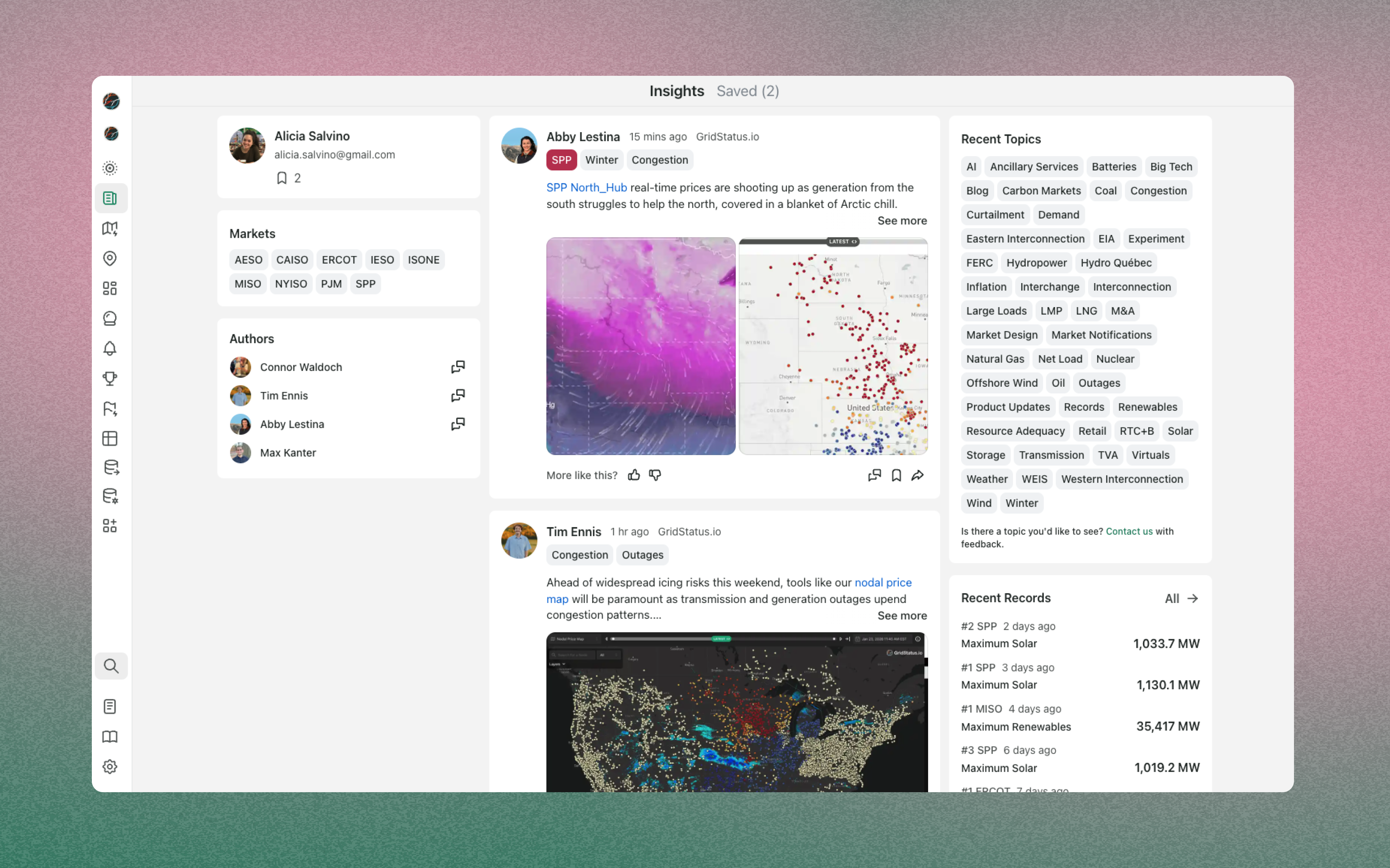 Insights | Grid Status